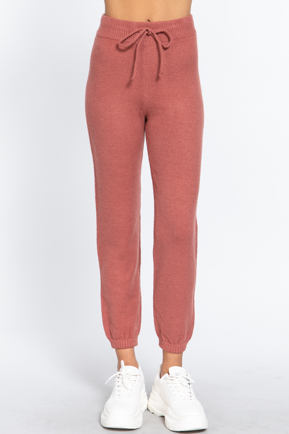 Drawstring Sweater Long Pants - Persix
